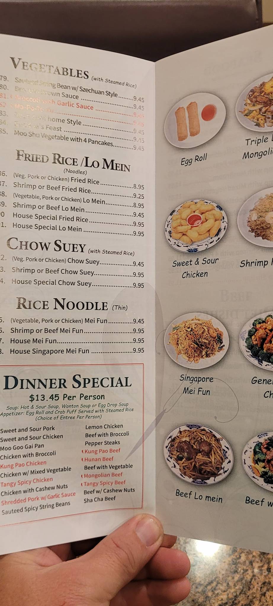 Menu at Spring Chinese Cafe, Spring, Treaschwig Rd