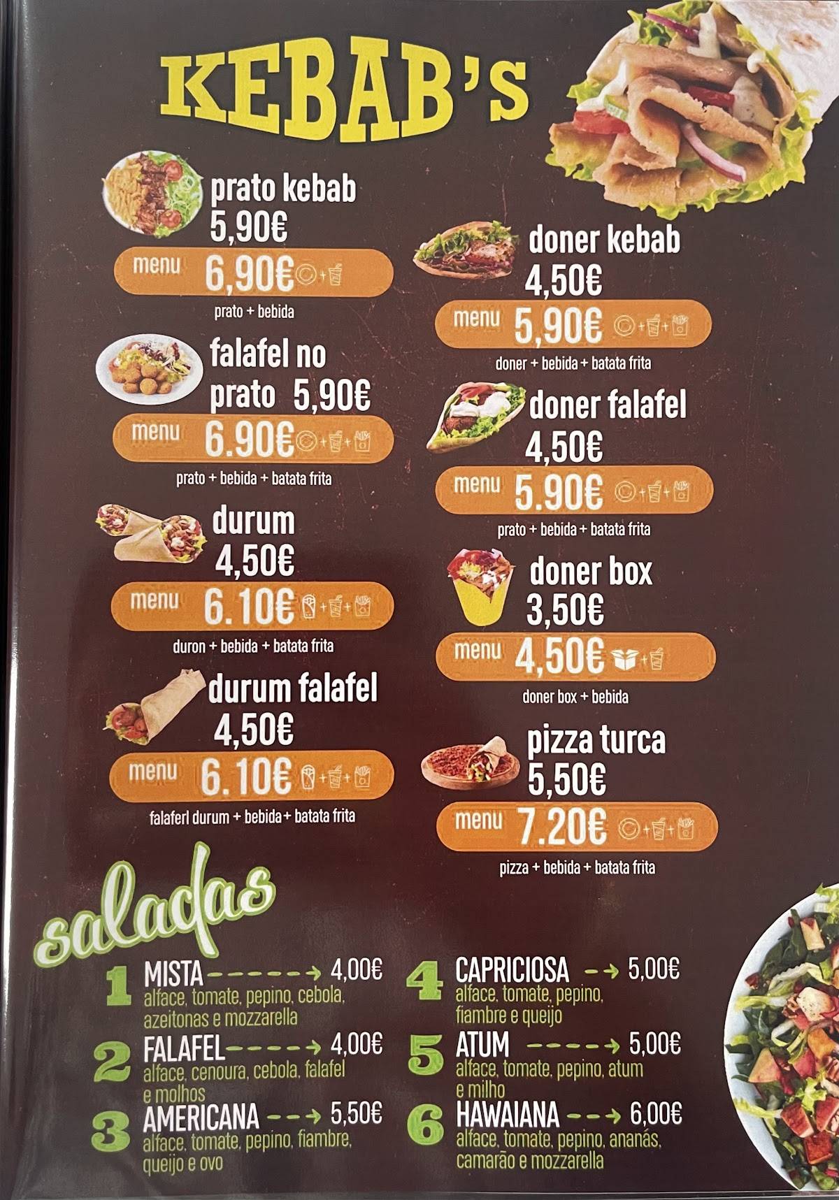 Menu em Star Kebab & Pizza Marco De Canaveses restaurante, Marco de ...