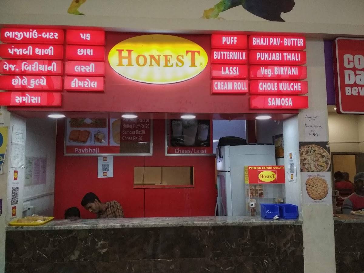 Menu at Statue of Unity Canteen, India