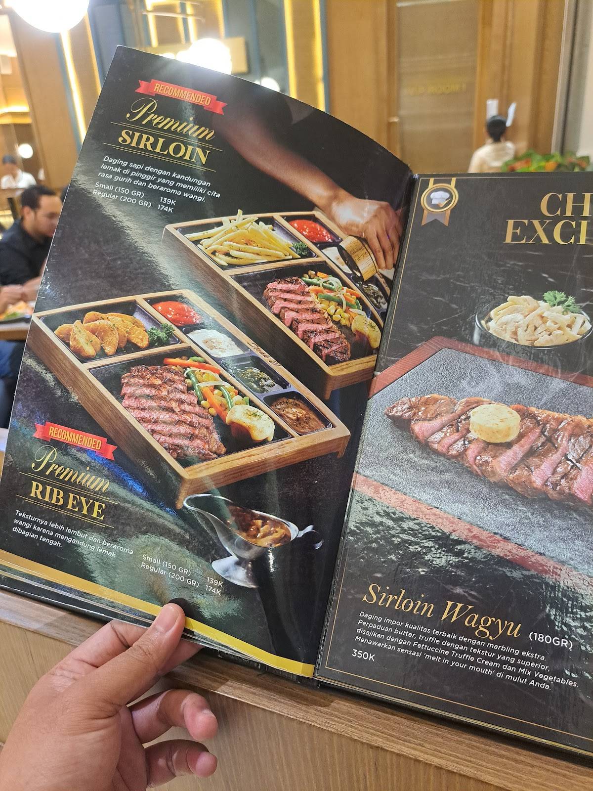 Menu at Steak 21 BBQ, South Jakarta