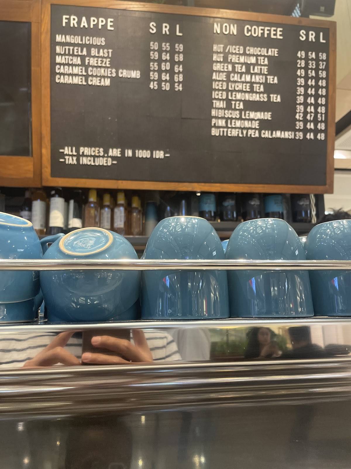 Menu at Djournal Coffee cafe, Surabaya, Tunjungan Plaza 4 Lantai 1