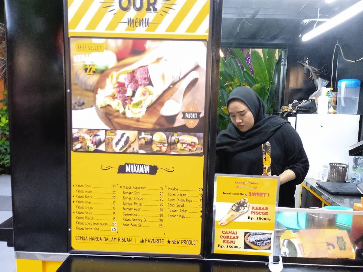 Carta del restaurante Kebab Turki Baba Rafi, Surabaya, East Coast Center