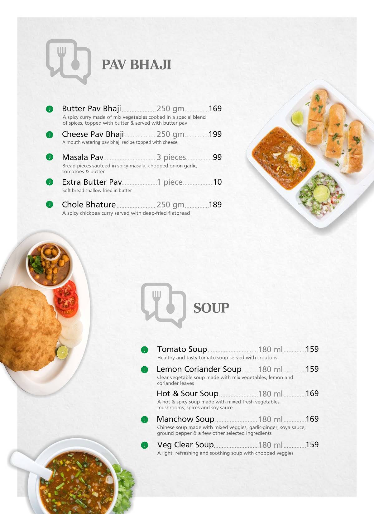 Menu at Munch N More, Surat