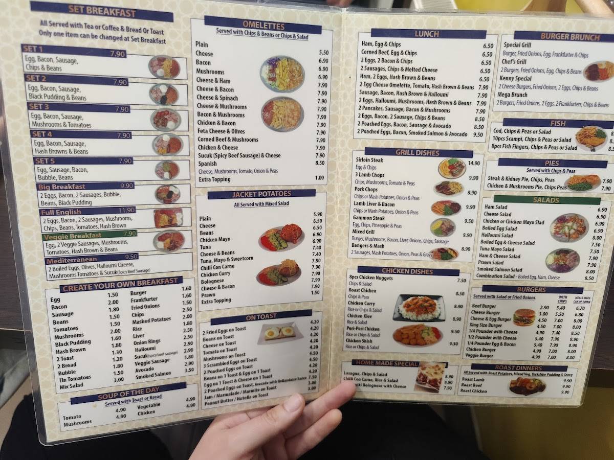 Menu at Swell Cafe, Orpington