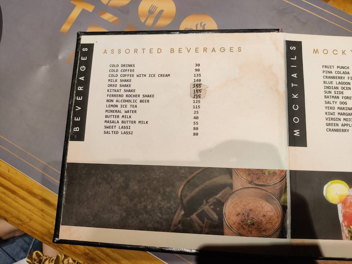 Menu at Ten 11 Lounge, Gandhidham