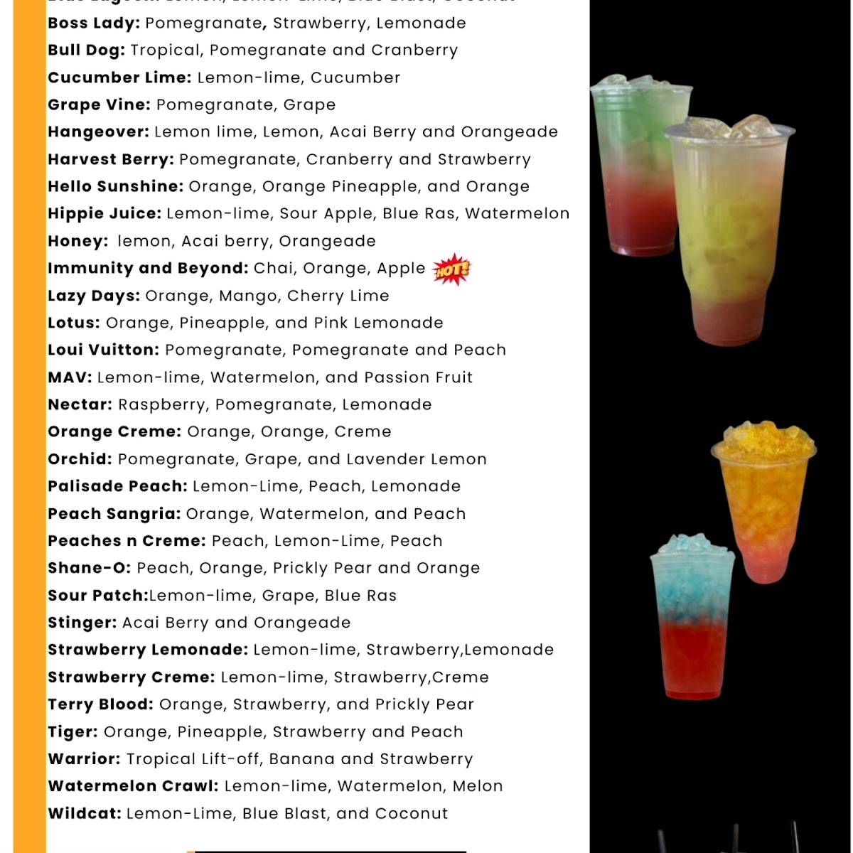Menu at THE HIVE restaurant, Grand Junction