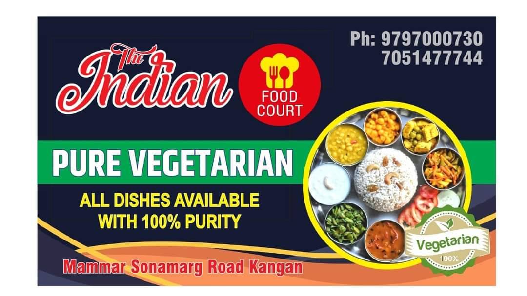Menu at THE INDIAN FOOD COURT, India