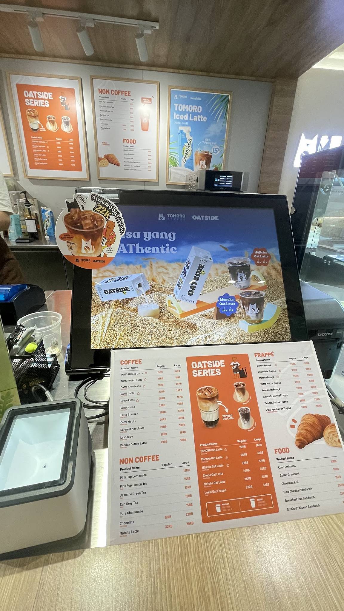 Menu at TOMORO COFFEE - Sabang, Central Jakarta