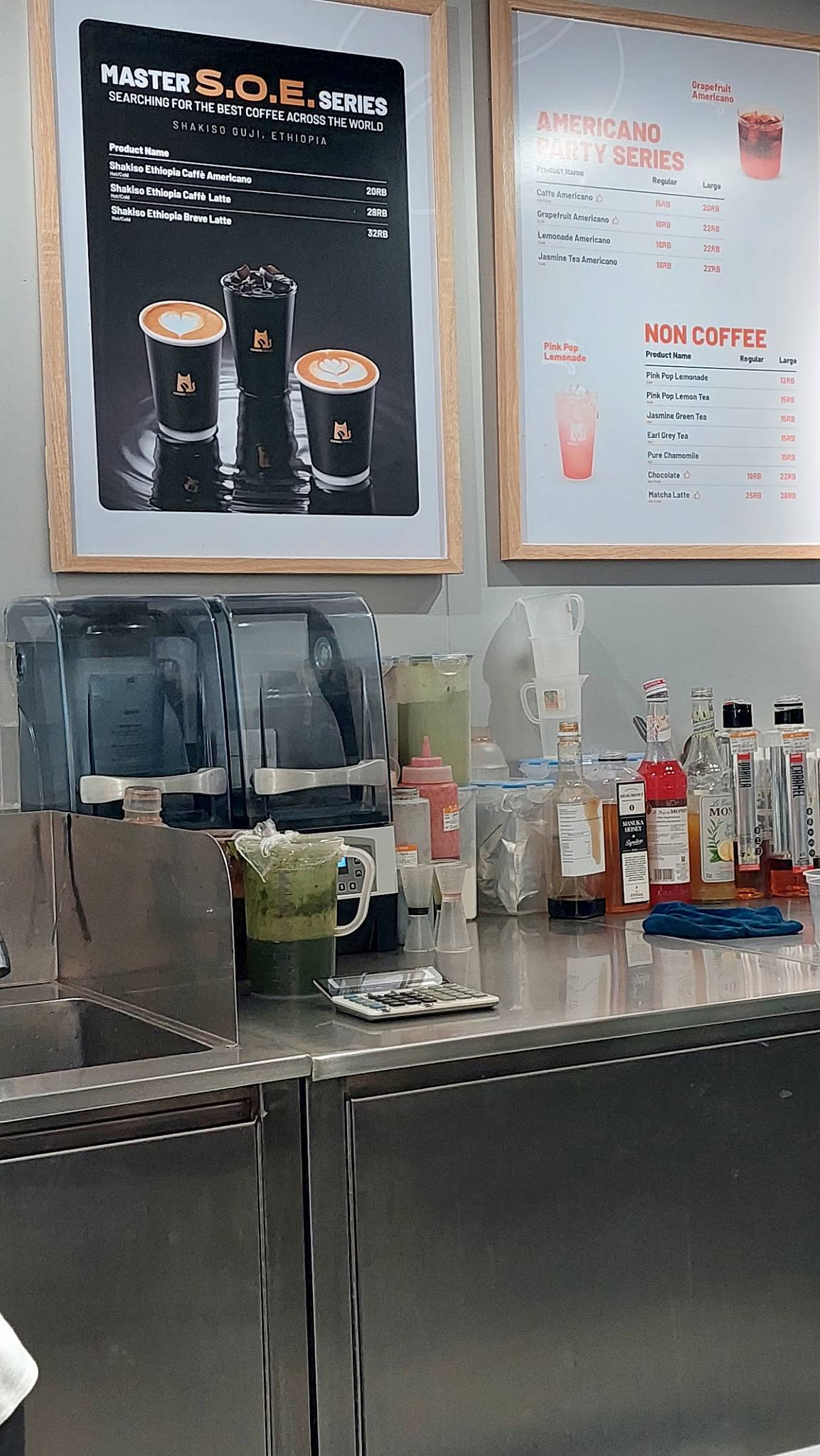 Menu at TOMORO COFFEE - Sabang, Central Jakarta