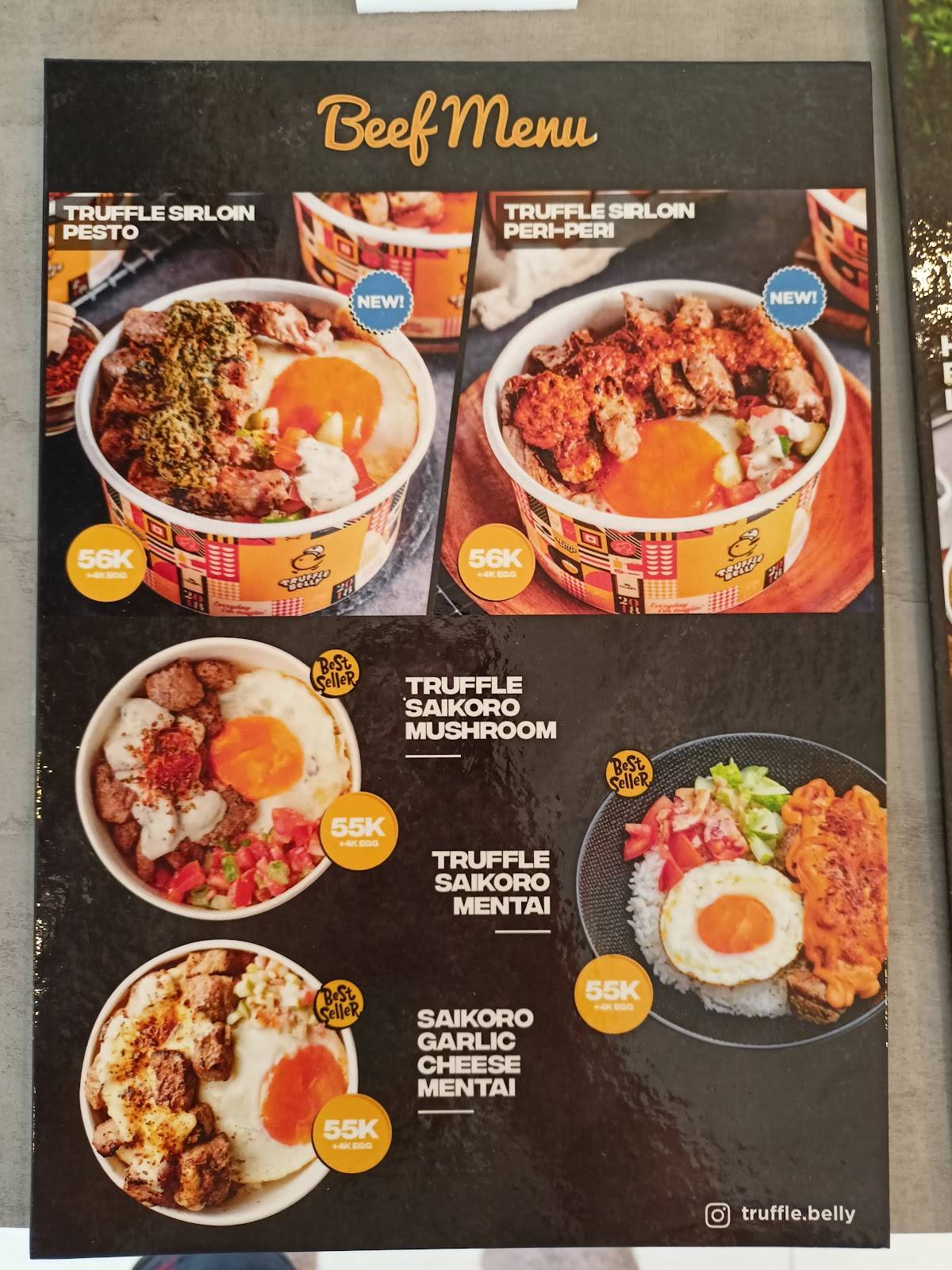 Carta del restaurante TRUFFLE BELLY - Kota Harapan Indah, Bekasi