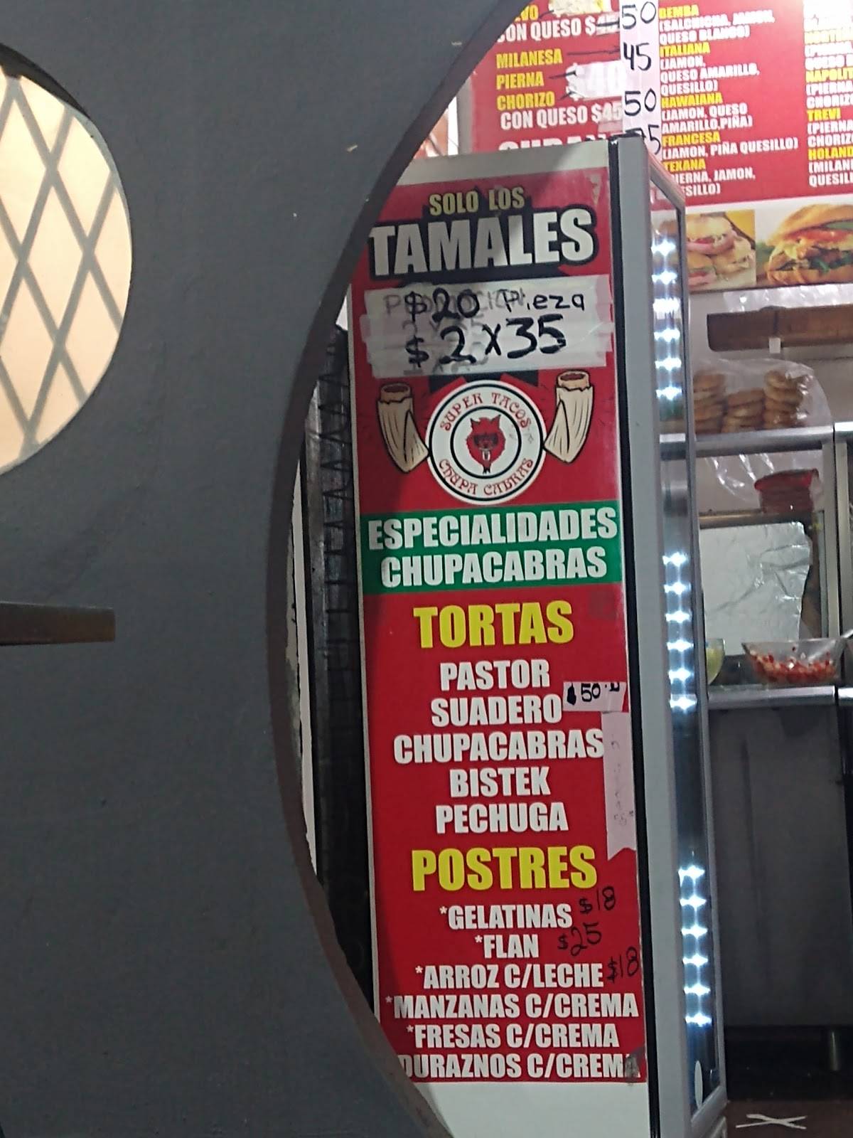 Carta del restaurante Tacos Chupacabras, Ciudad del México, Av. Río ...