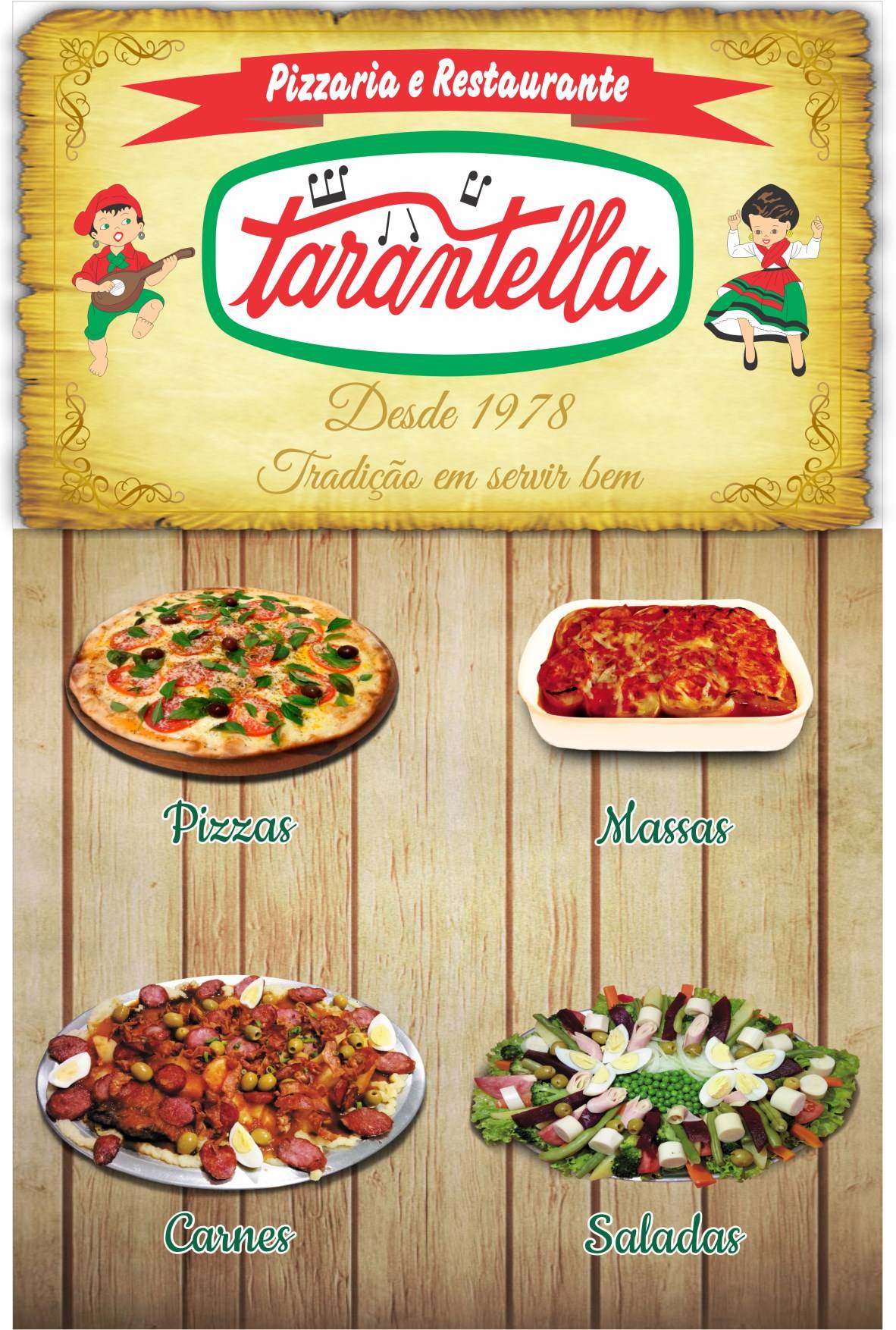 Menu em Tarantella Restaurante e Pizzaria, Ribeirão Preto