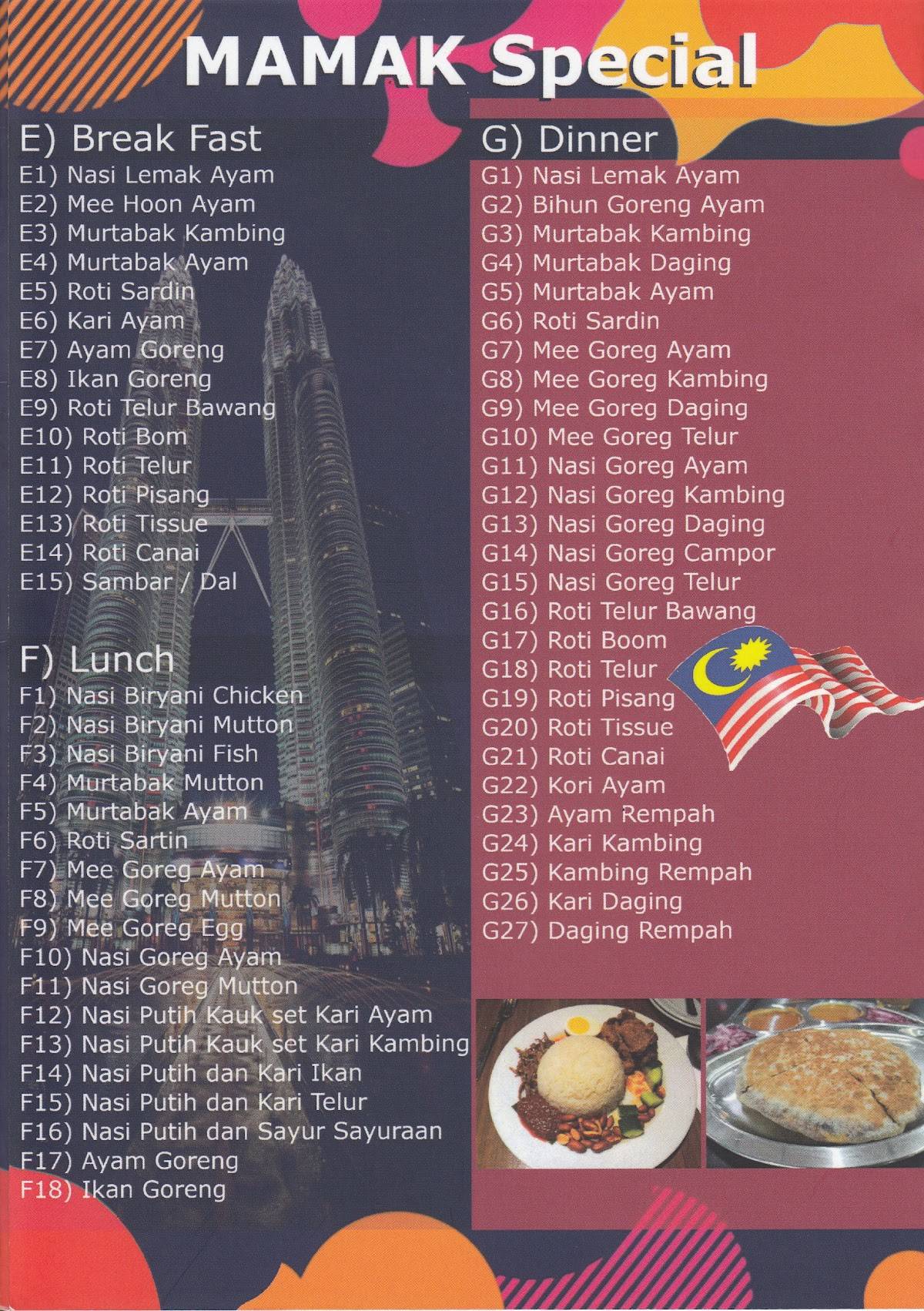 Menu at Taste Of Asia Restaurant, Doha
