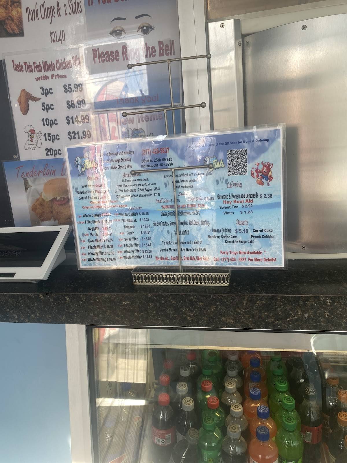Menu at Taste This Fish restaurant, Indianapolis