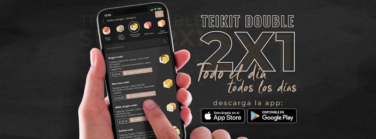 Carta del restaurante Teikit Sushi & Noodles, Mexico, Blvd. Gransur 5550