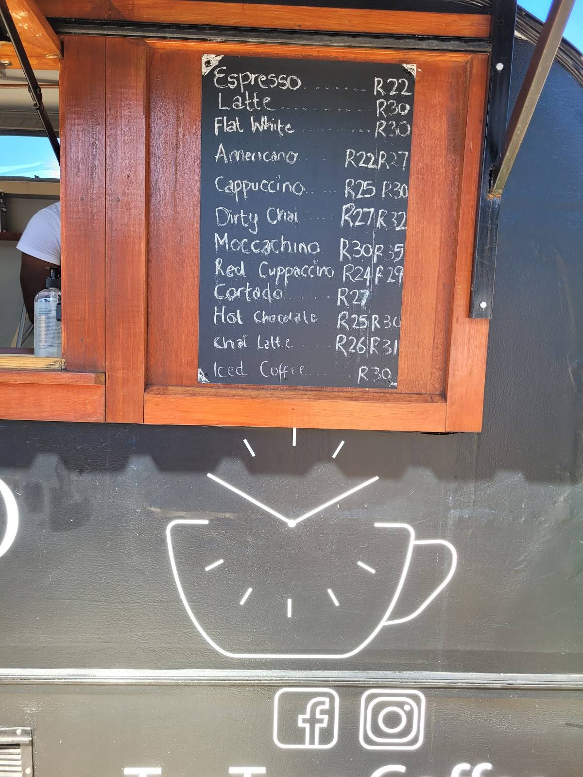 Menu at TenTwo.Coffee, Durban