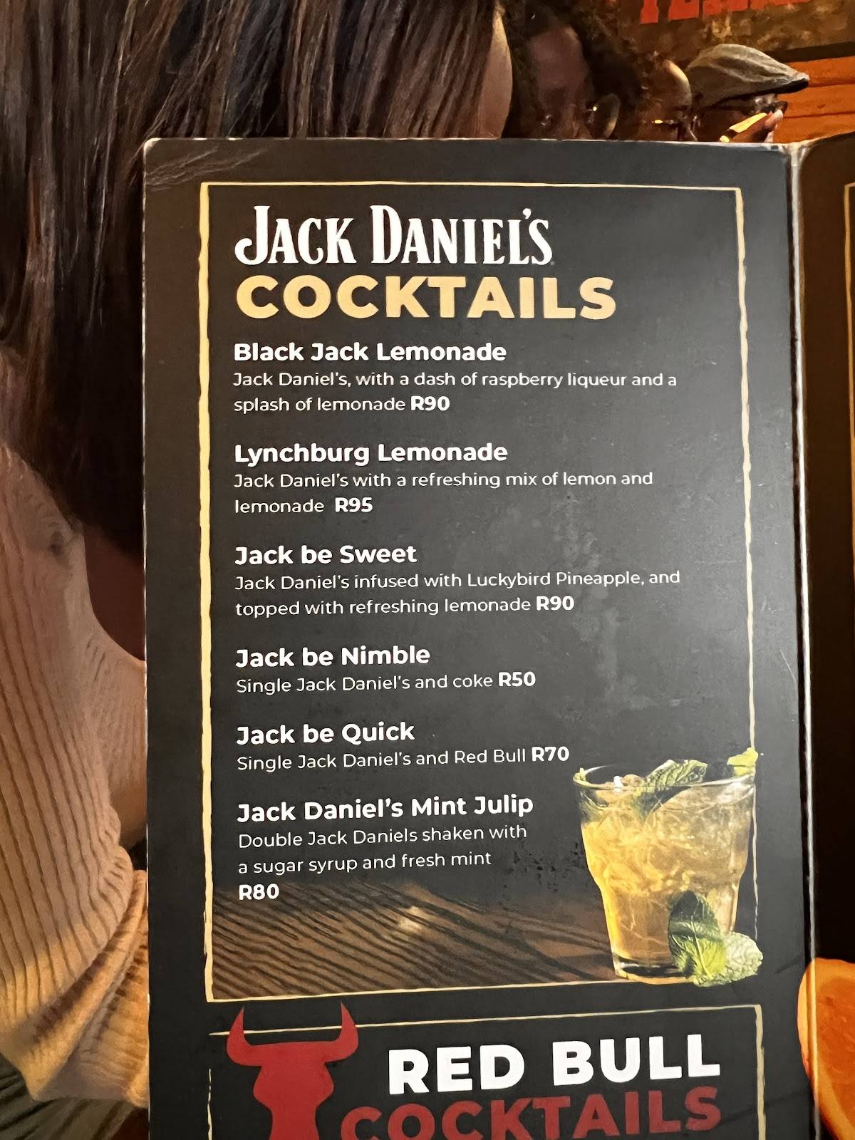 Menu at Texan Wing Bar Gold Reef City, Johannesburg