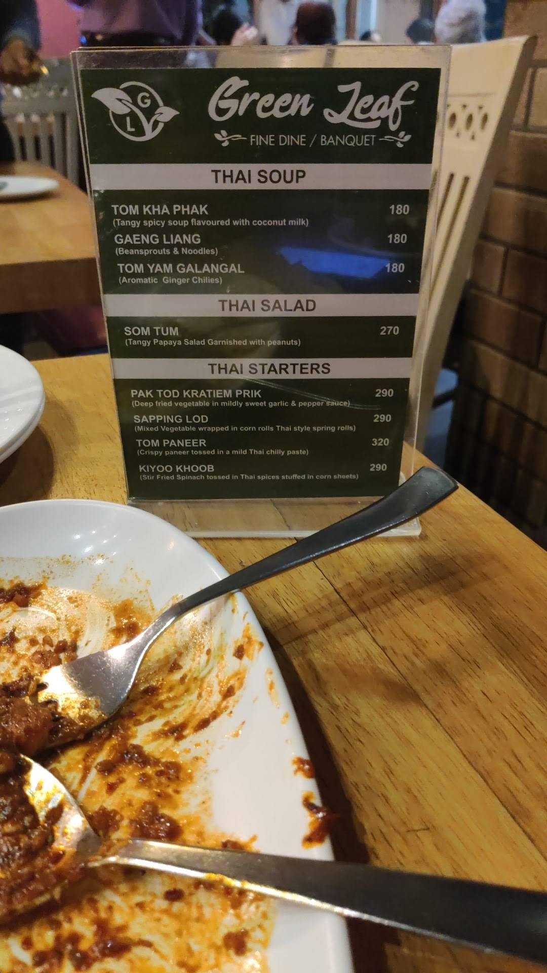 Menu at Green Leaf Veg Restaurant, Thane, Balawant Niwas