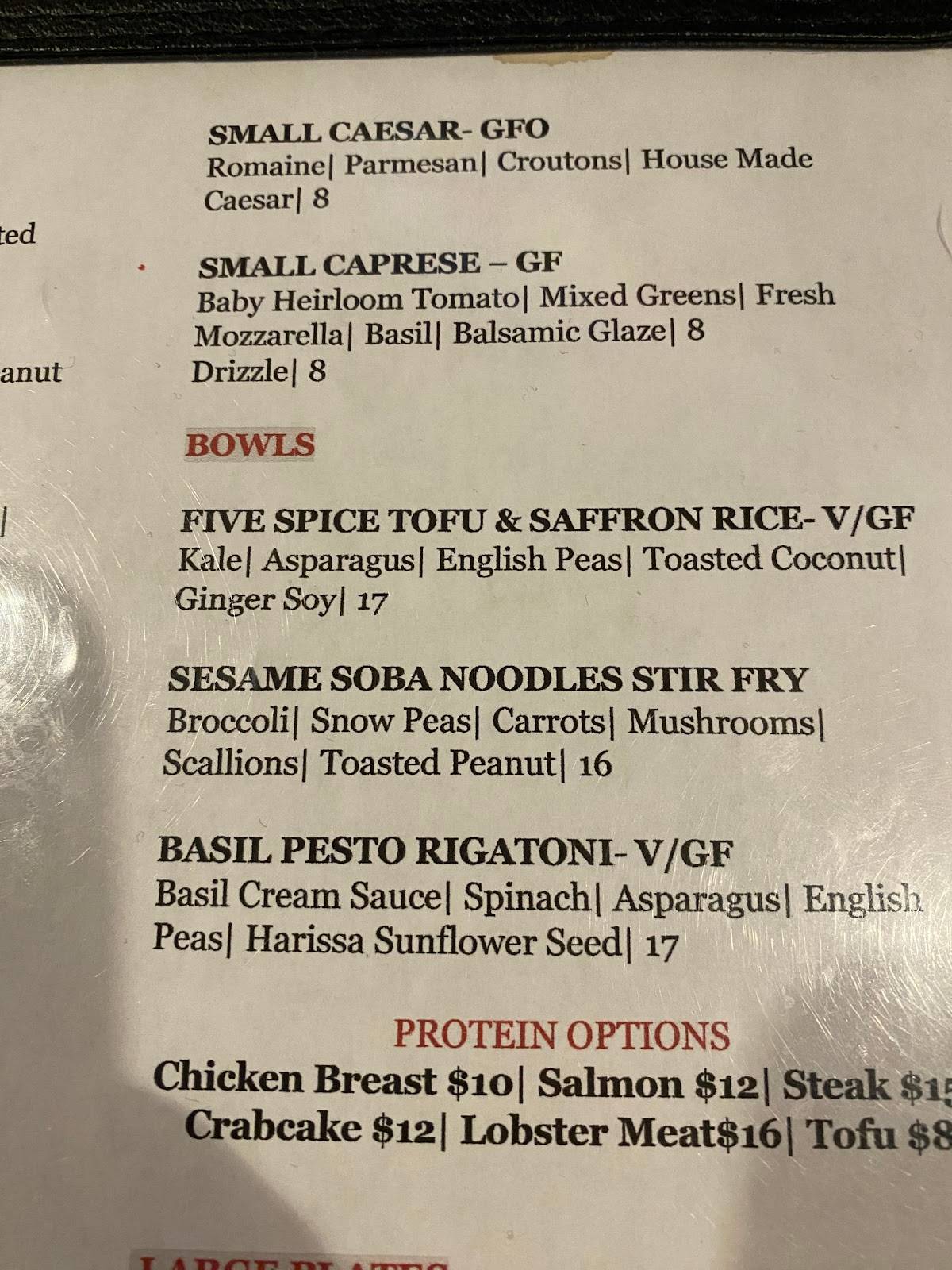 Menu at The 1762 pub & bar, Hummelstown