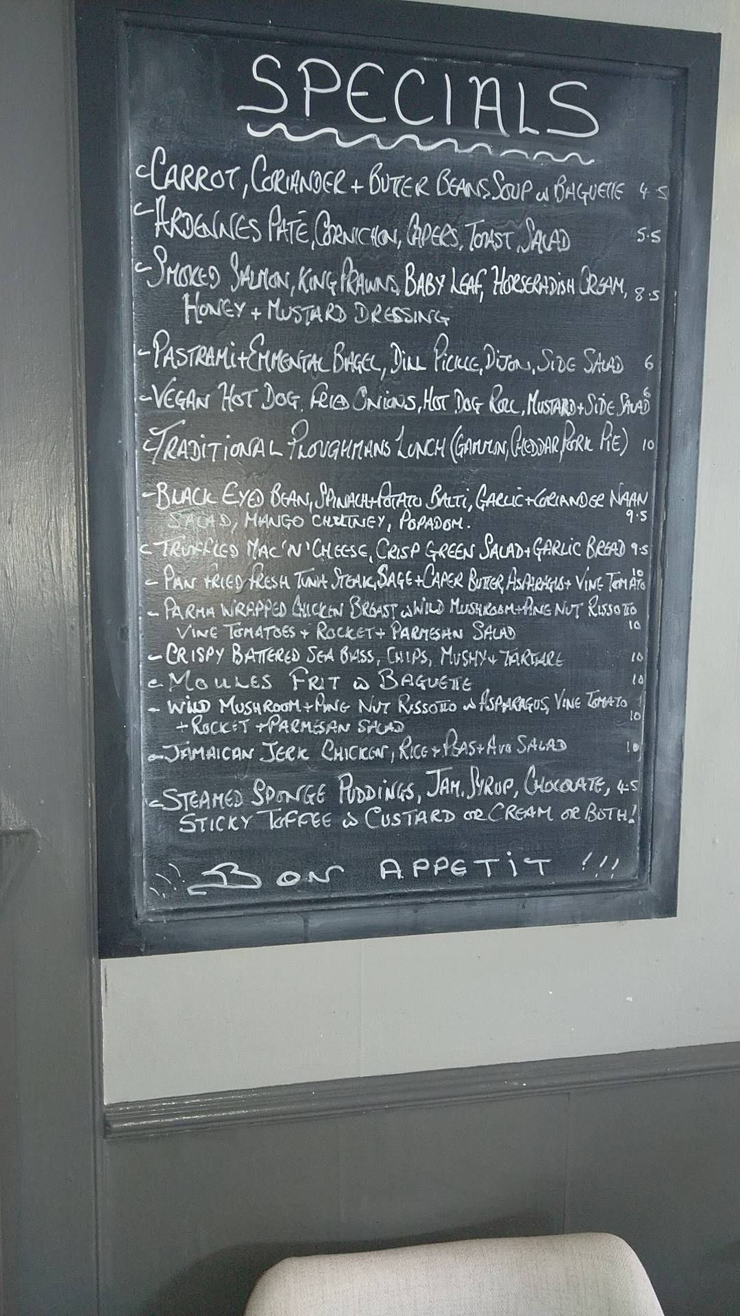Menu at The Bay Tree Kitchen restaurant, Hornsea