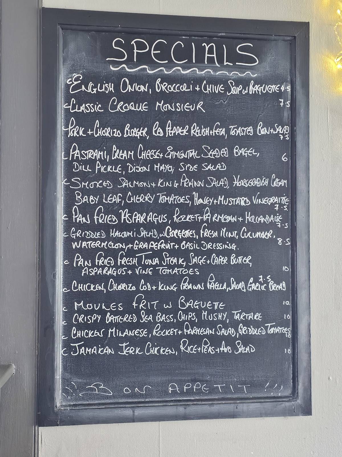 Menu at The Bay Tree Kitchen restaurant, Hornsea