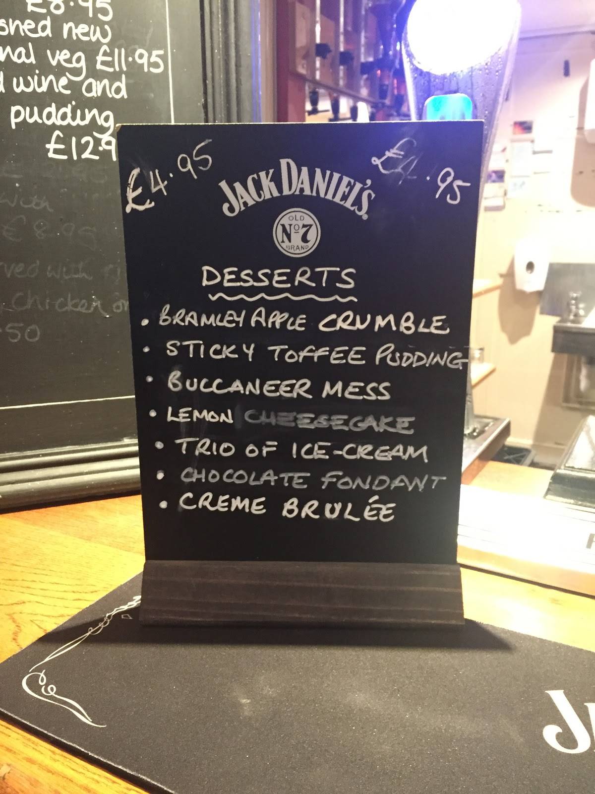 Menu at The Buccaneer pub & bar, Brough