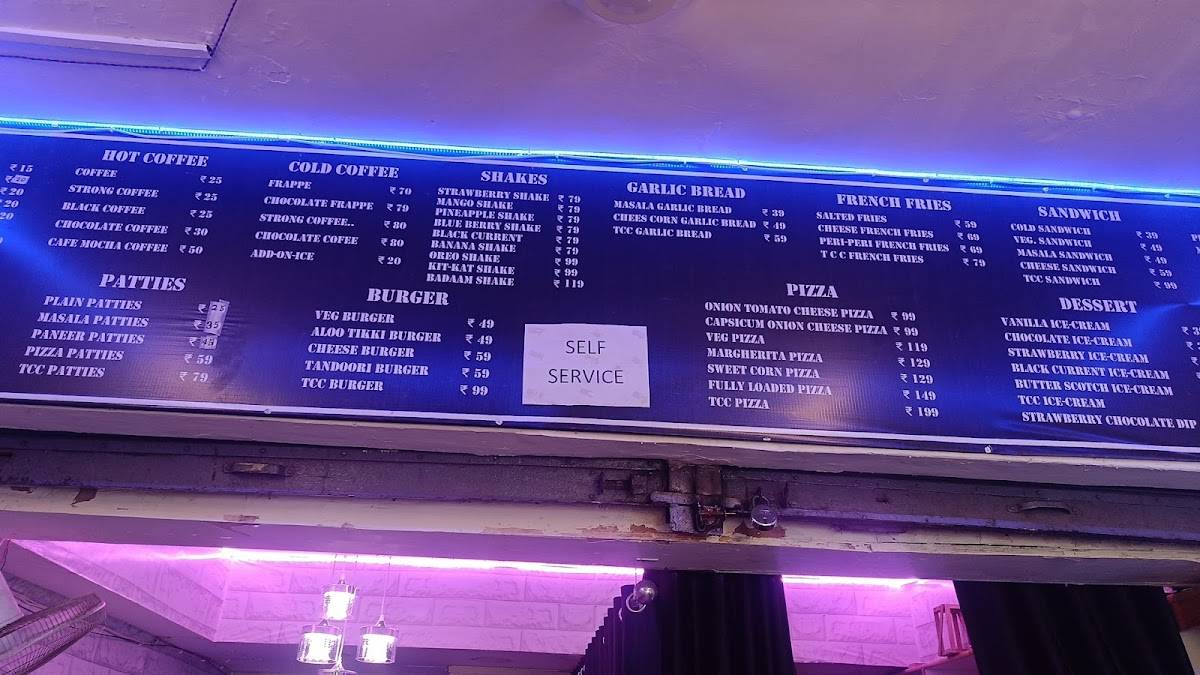 Menu at The Chai Chun, Gwalior