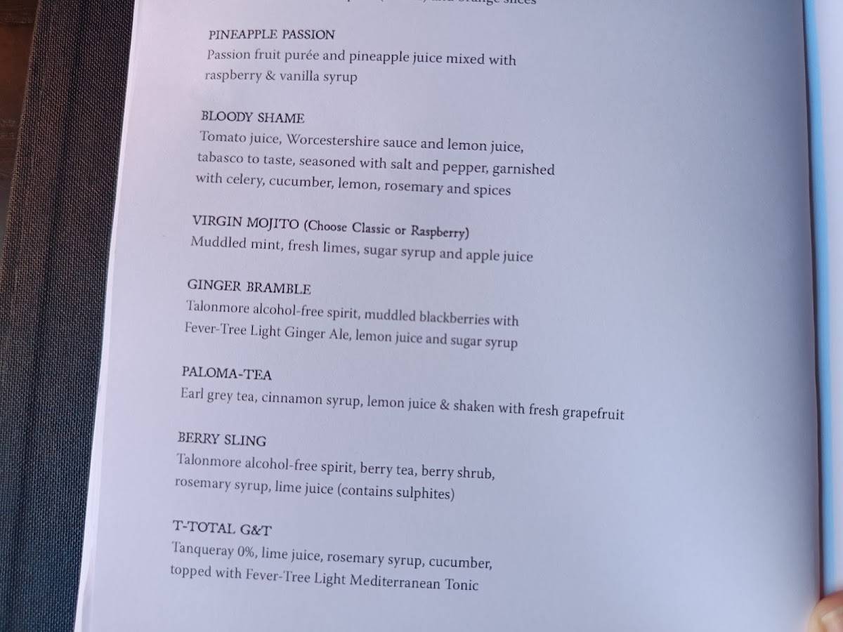 Menu at The Citizen Glasgow restaurant, Glasgow