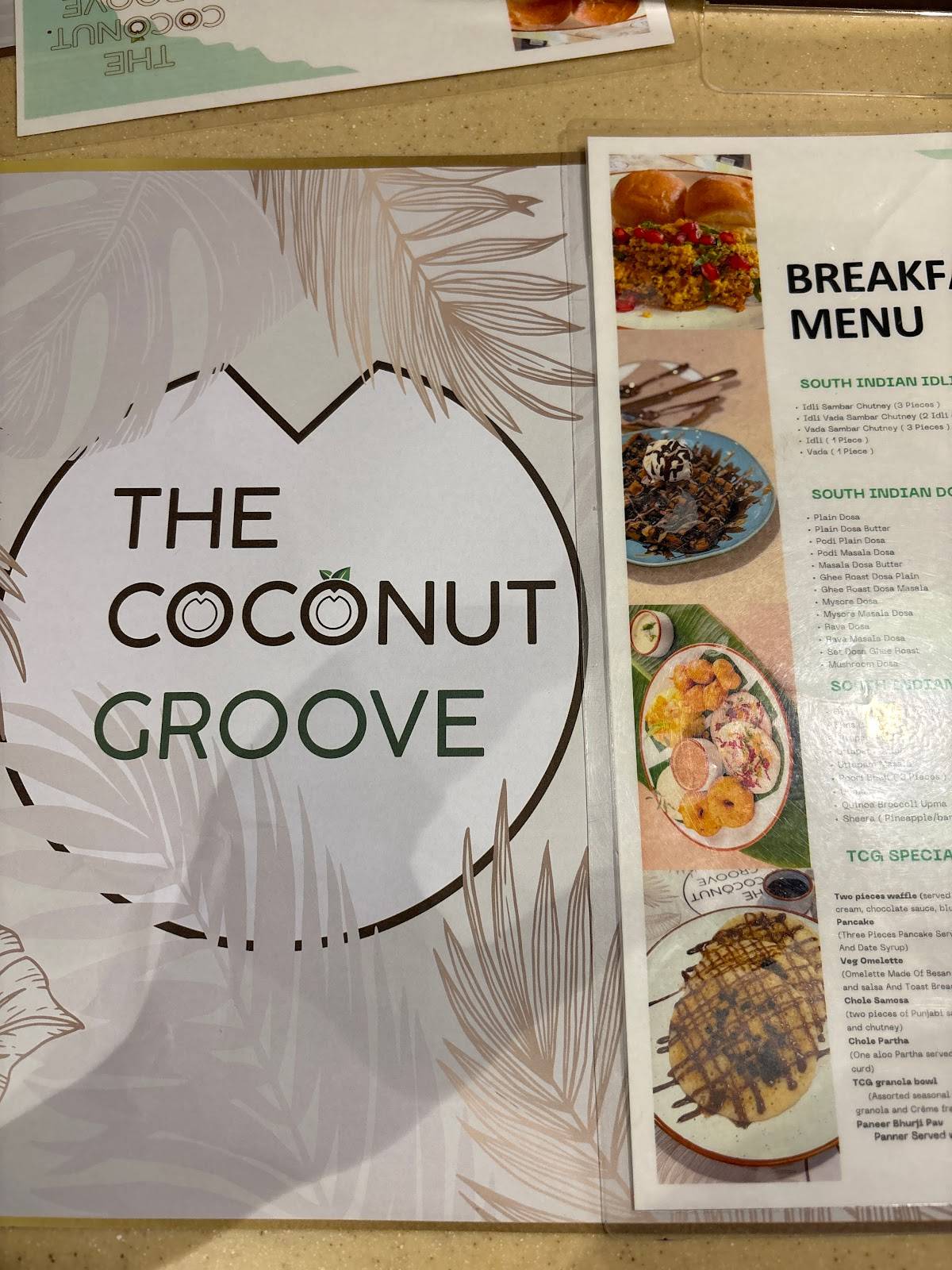 Menu at The Coconut Groove - TCG Best Restaurants in Mangalore, Mangaluru