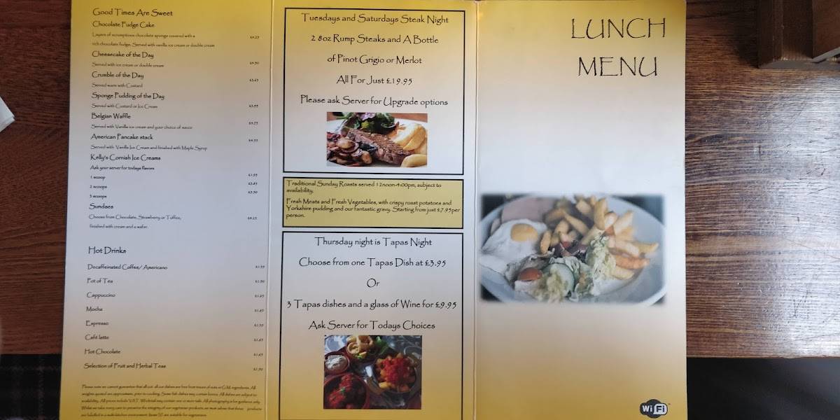 Menu at The Courthouse pub & bar, Rugby