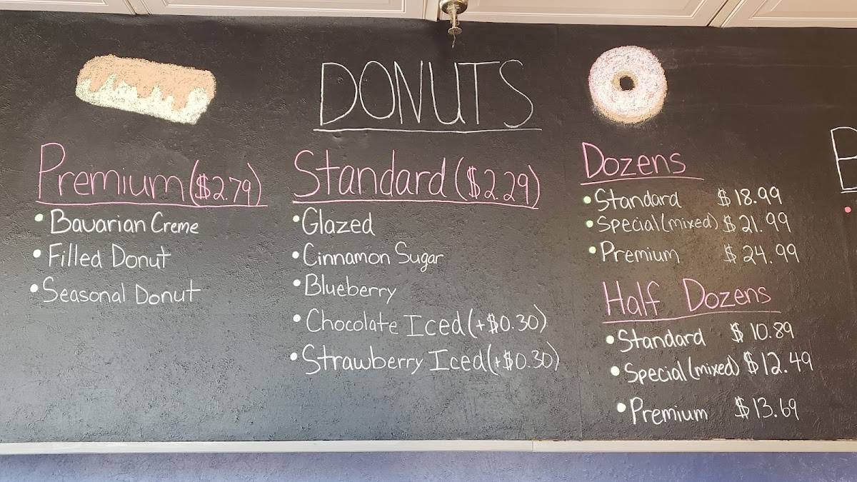 Menu at The Donut Kitchen, Charlottesville