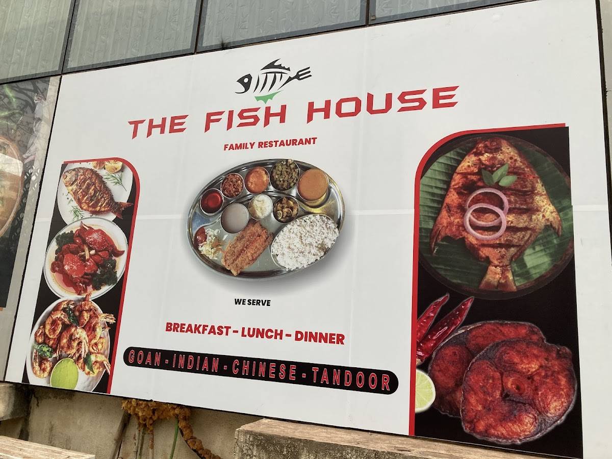 Menu at The Fish House ( family Restaurant), Panaji