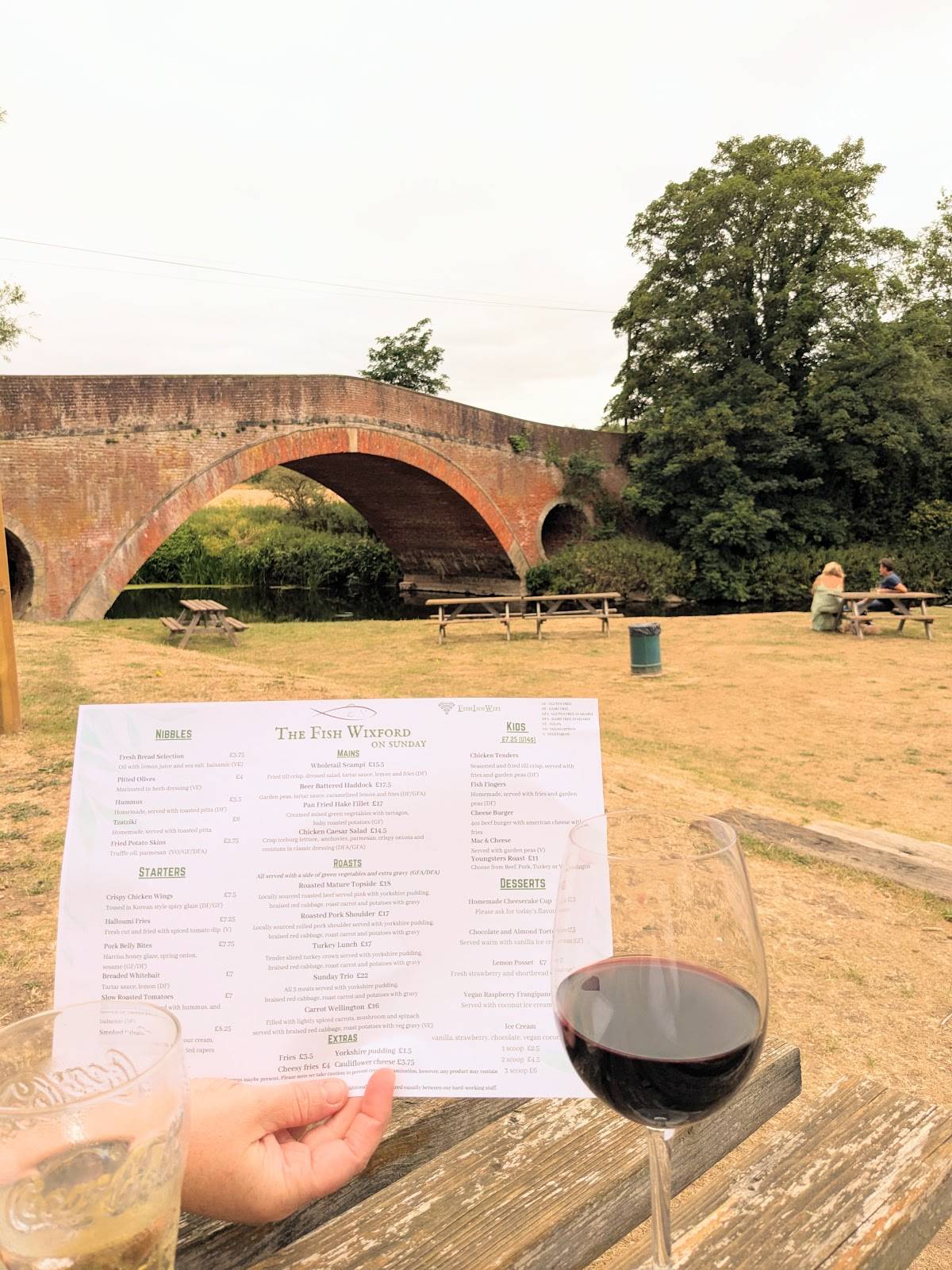 Menu at The Fish at Wixford pub & bar, Alcester