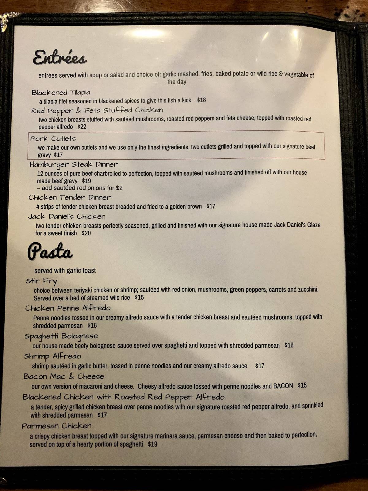 Menu at The Flats Eatery + Drink restaurant, Estevan