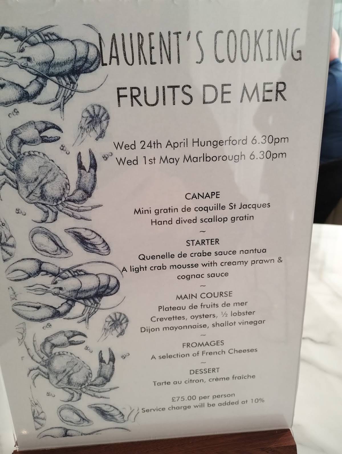 Menu at The Funghi Club Marlborough, Marlborough