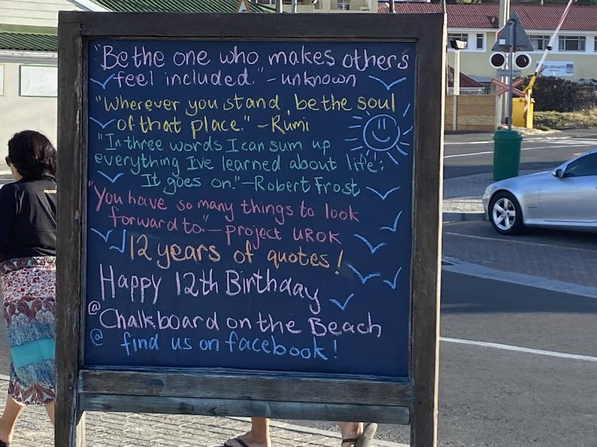 Menu at The Galley Fish Hoek restaurant, Cape Town, Beach Rd