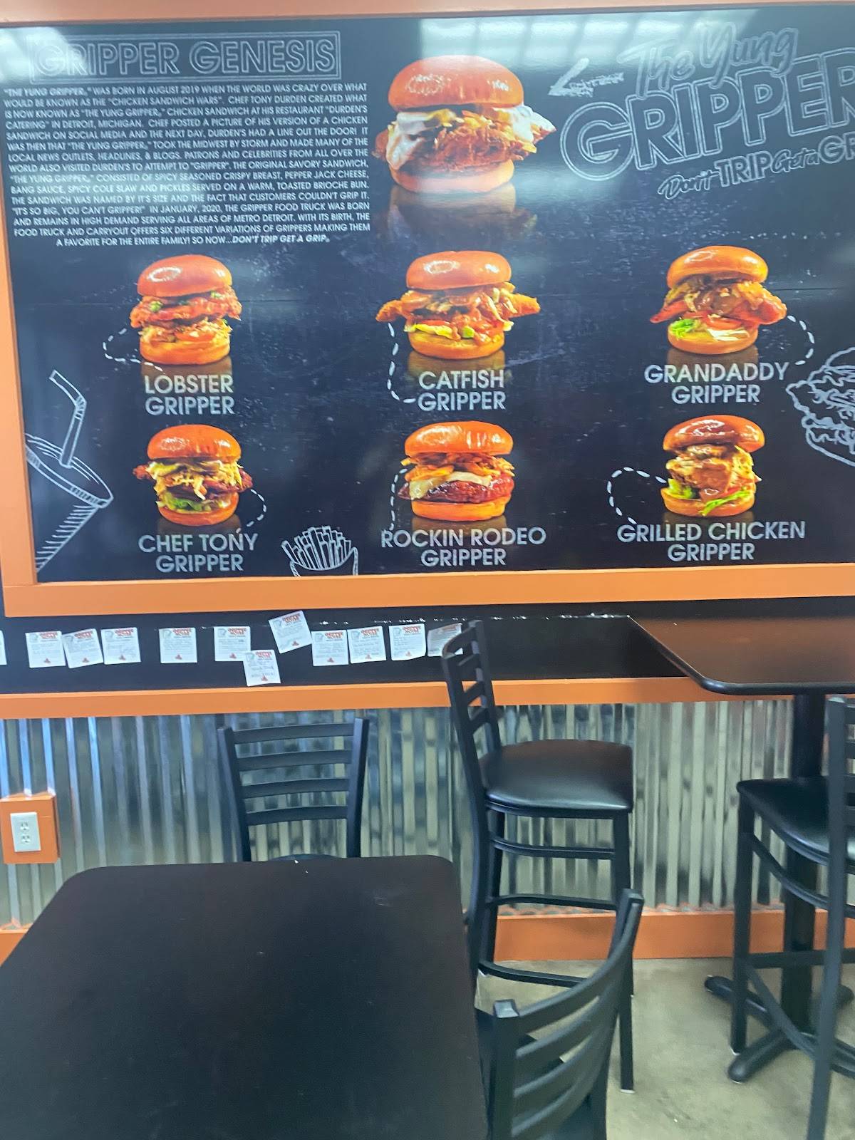 Menu at The Gripper Kitchen restaurant, Pearland