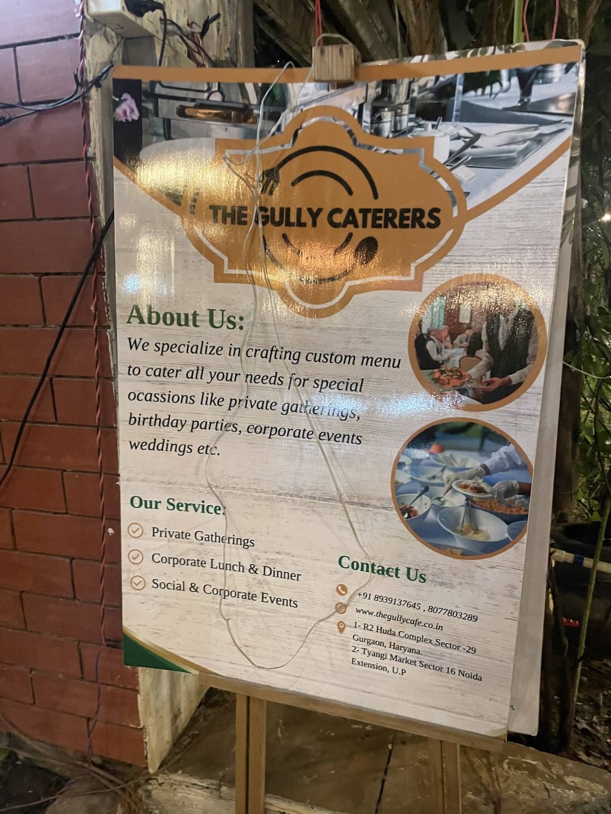 Menu at The Gully Cafe, Gurugram