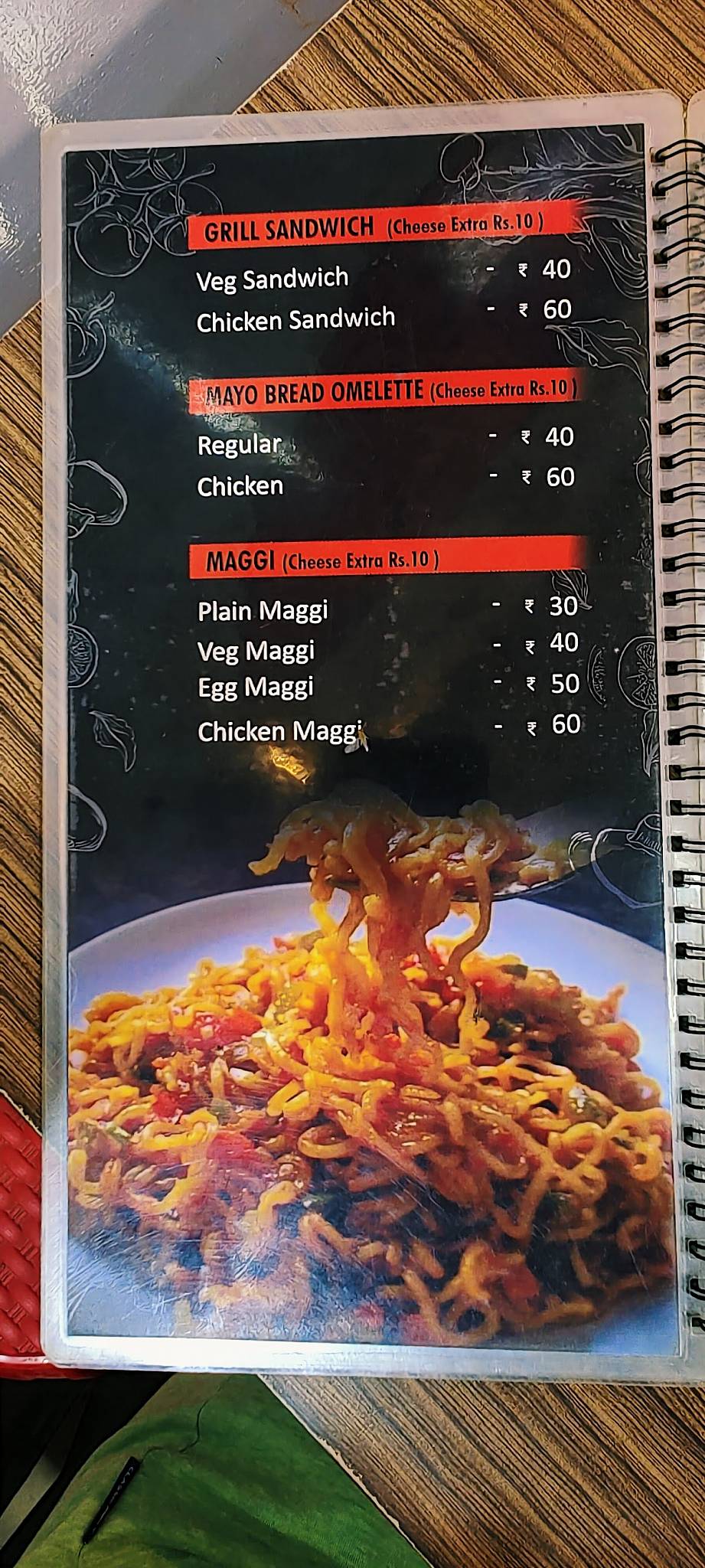 Menu at The Halal Cafe, Chennai