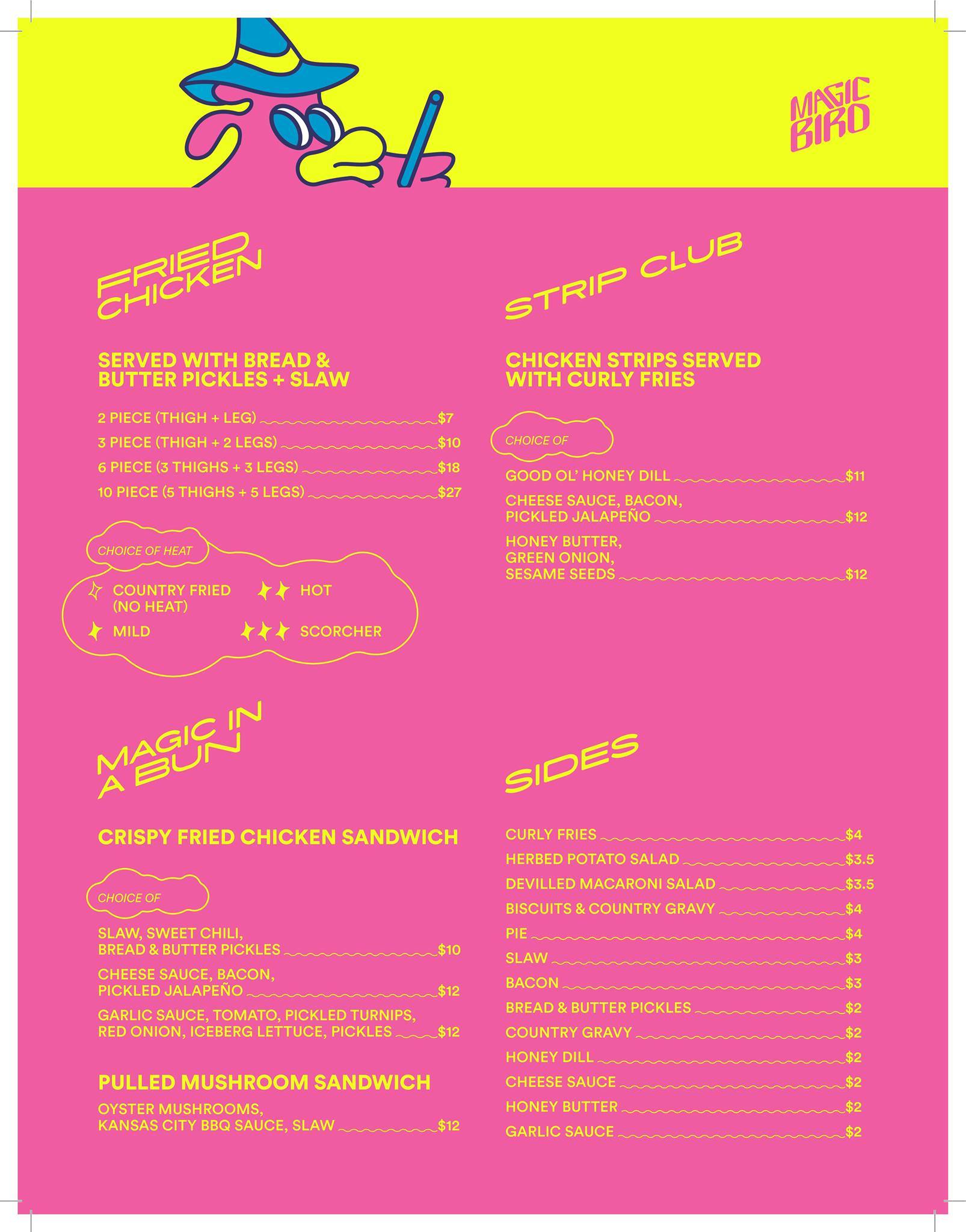 Menu at The Handsome Daughter / Hoagie Boyz West Broadway pub & bar ...