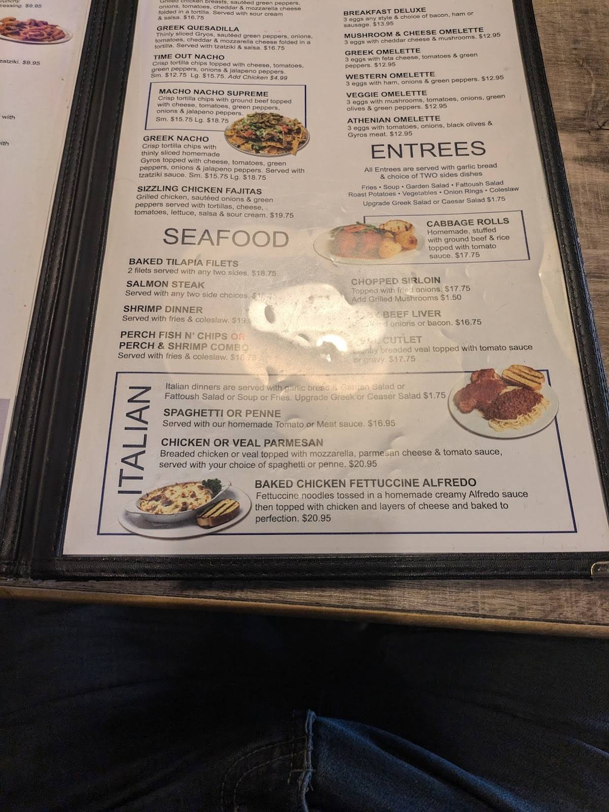 Menu at The Hungry Wolf Restaurant, Windsor