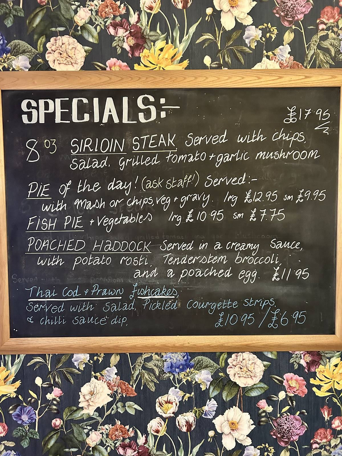 Menu at The Lamb pub & bar, Trowbridge