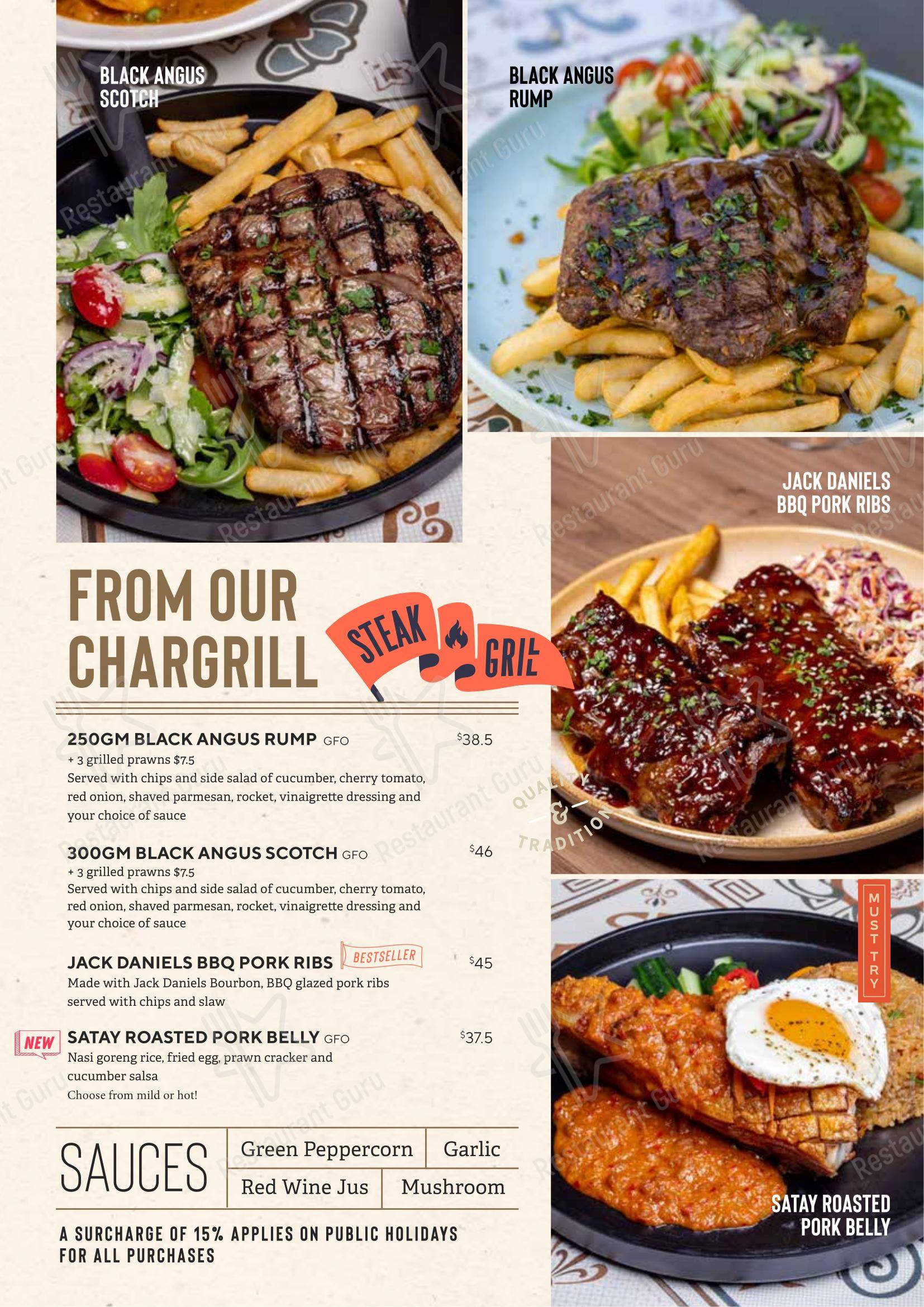 Menu at The Last Local pub & bar, Canning Vale