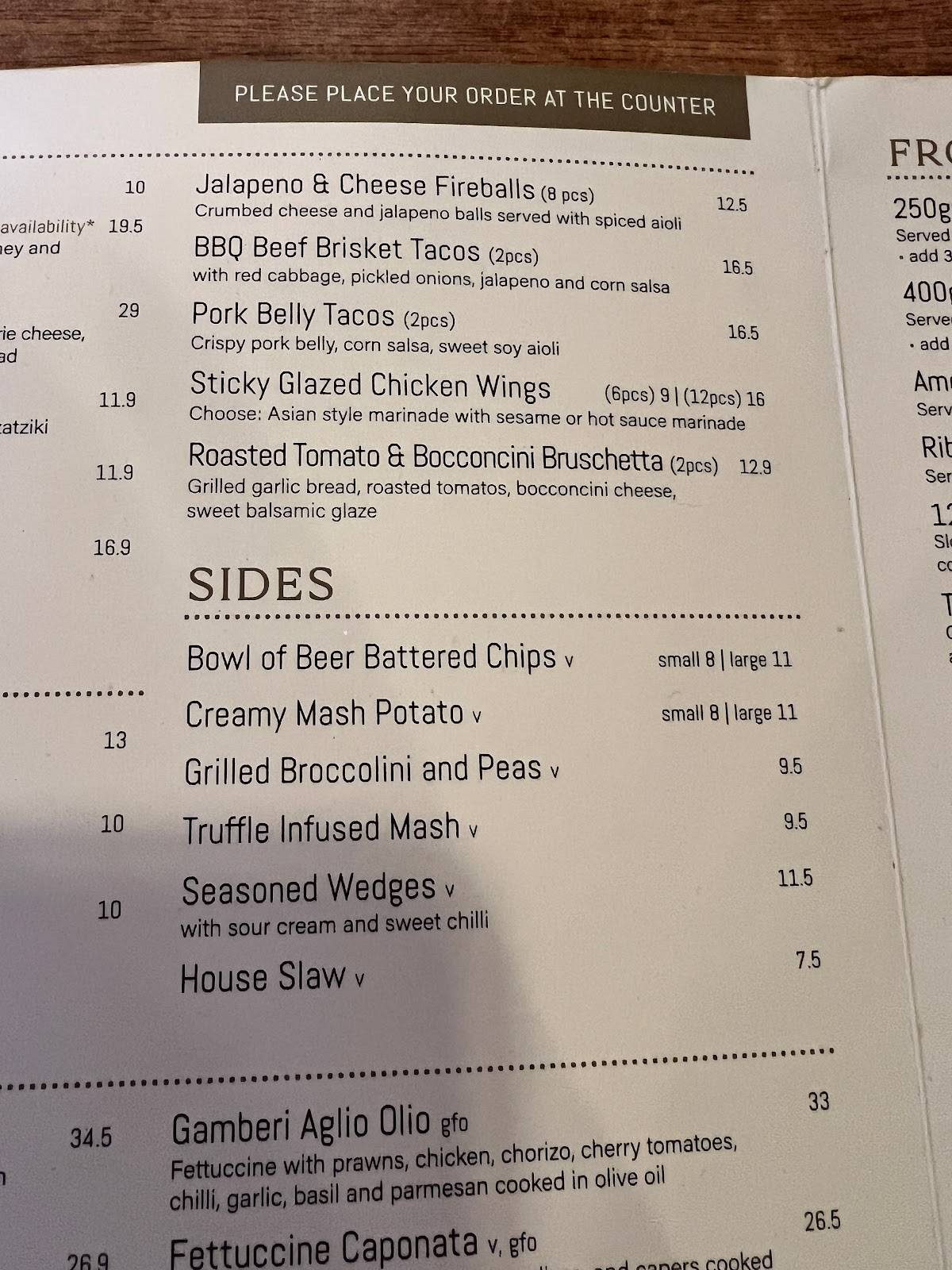Menu at The Last Local Canning Vale pub & bar, Canning Vale