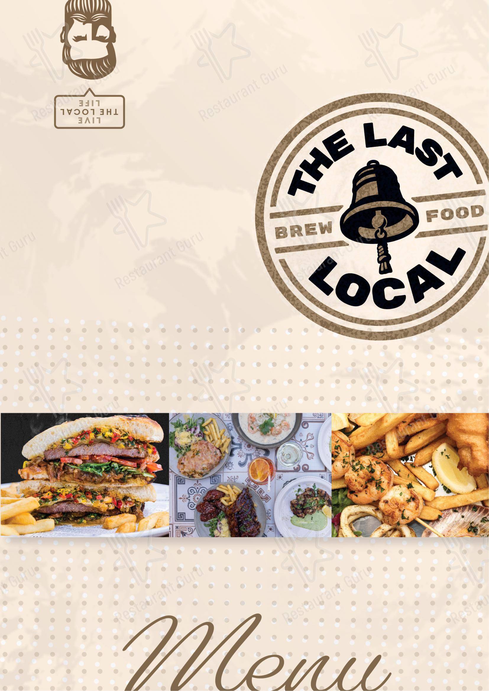 Menu at The Last Local pub & bar, Canning Vale