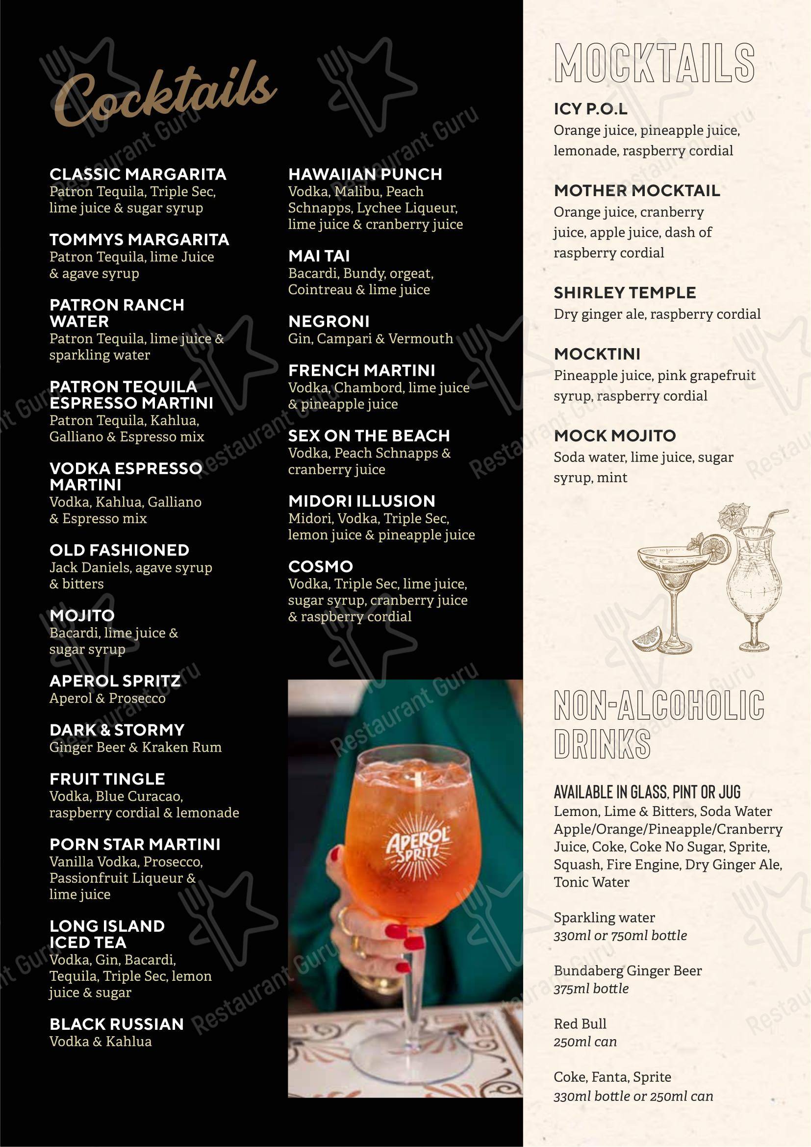 Menu at The Last Local pub & bar, Canning Vale