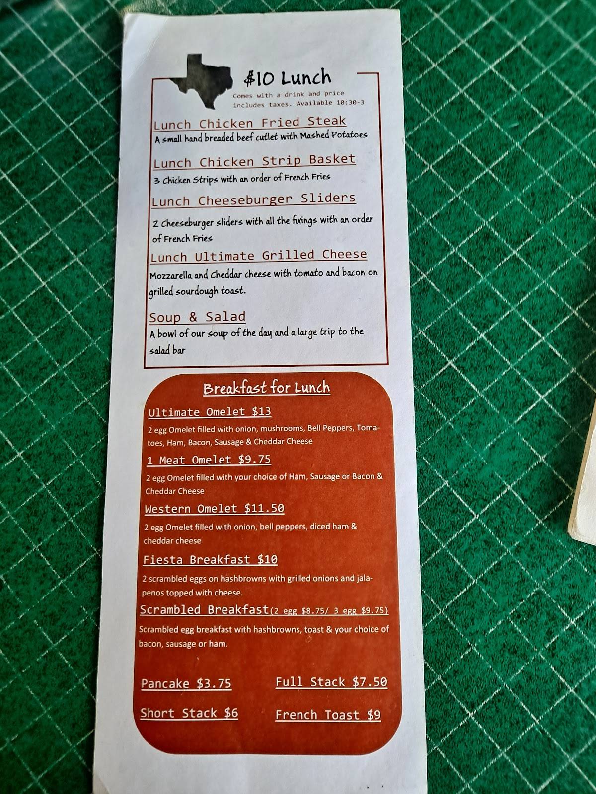 Menu at The Local Fork restaurant, Emory