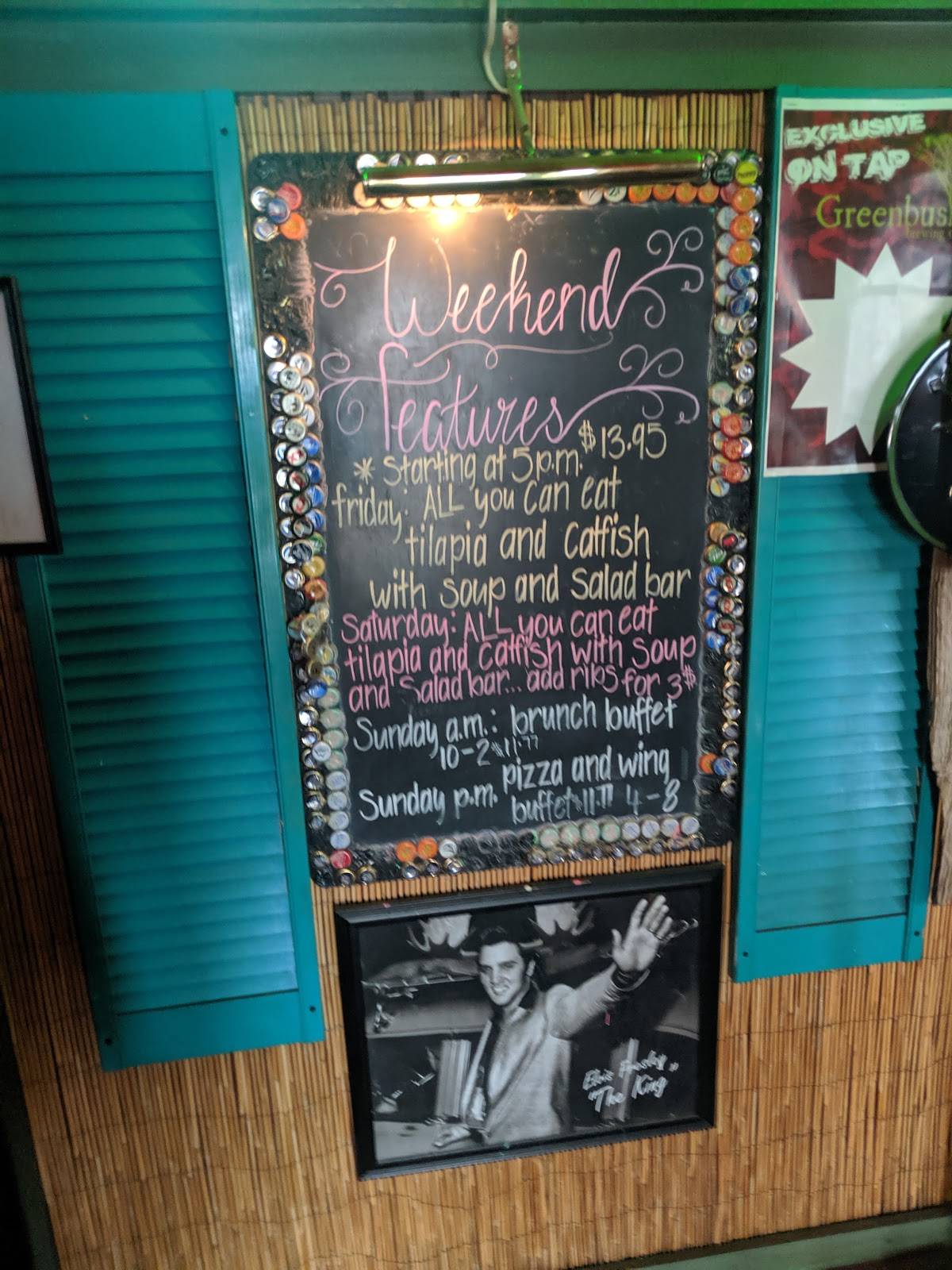 Menu at The Lucky Turtle Grill restaurant, Fort Wayne