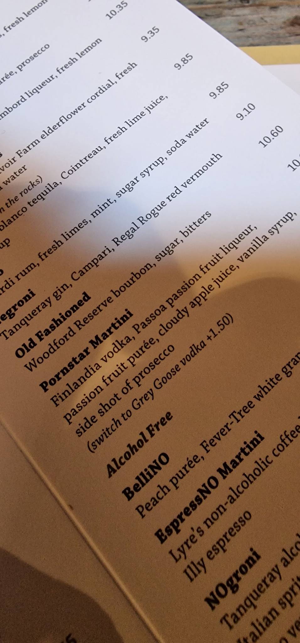 Menu at The March Hare pub & bar, Guildford