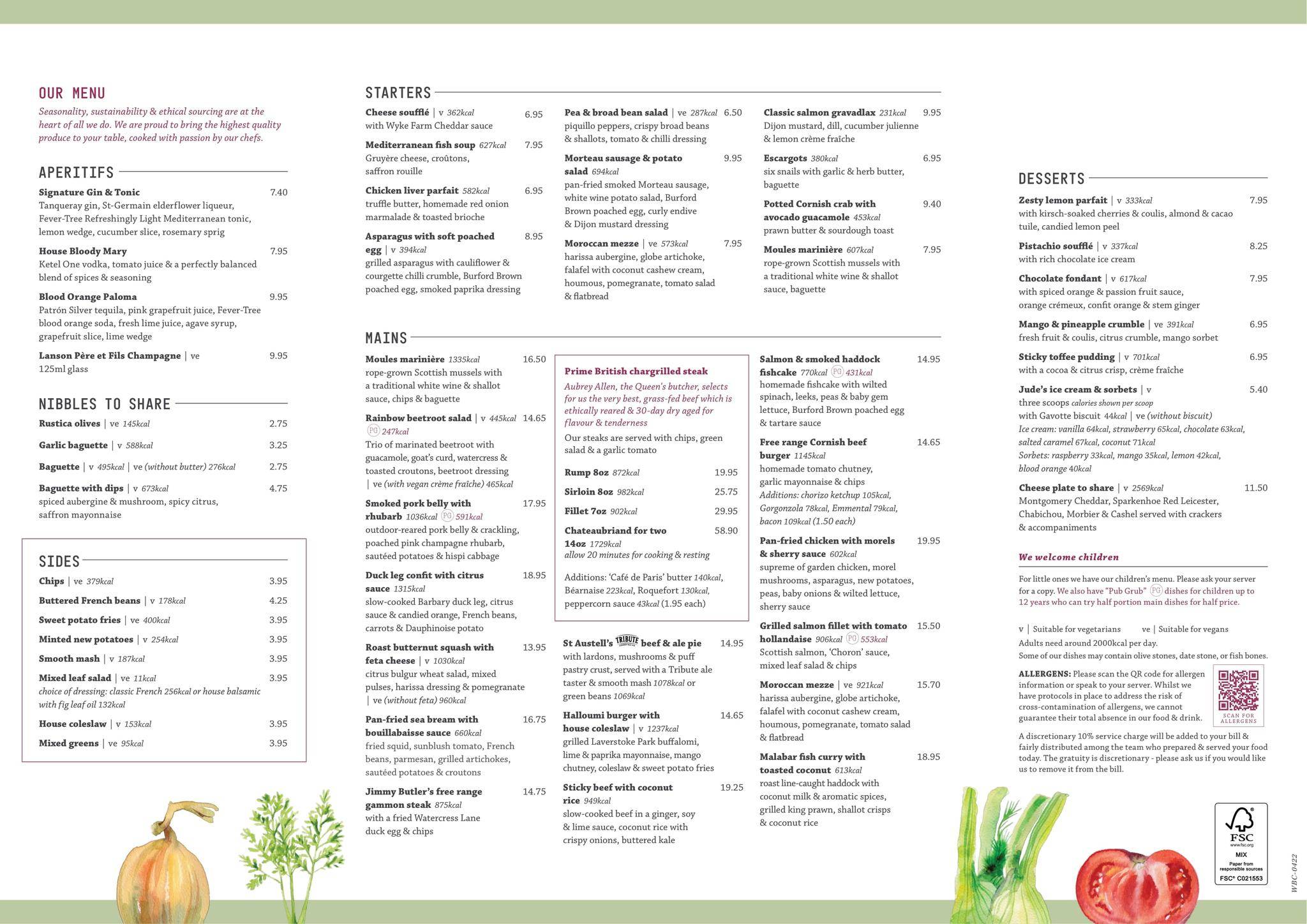 Menu at The March Hare pub & bar, Guildford
